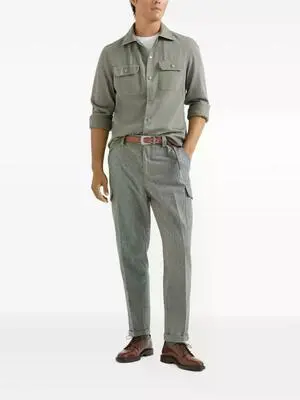 Brunello Cucinelli Flannel Cargo Pants