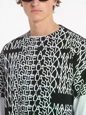 MAISON MARGIELA Logo-print Layered T-shirt