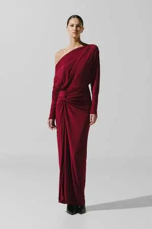BAOBAB Onda Maxi Dress - Cabernet