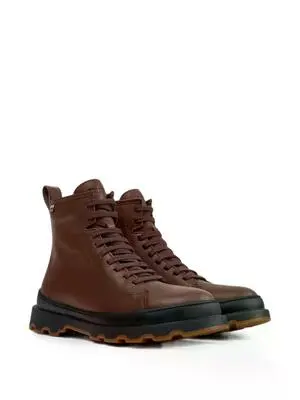 Camper Brutus+ Leather Ankle Boots