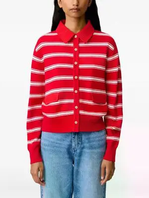 Claudie Pierlot Striped Cardigan
