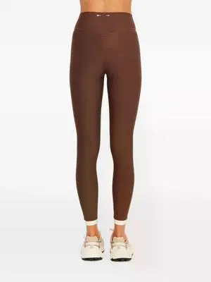 The Upside Daytona Side-stripe Leggings - Brown