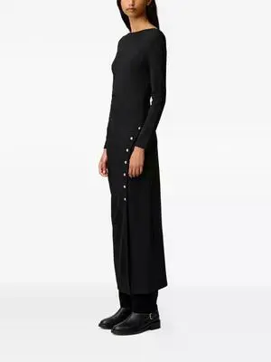 Claudie Pierlot Long Fitted Jersey Dress