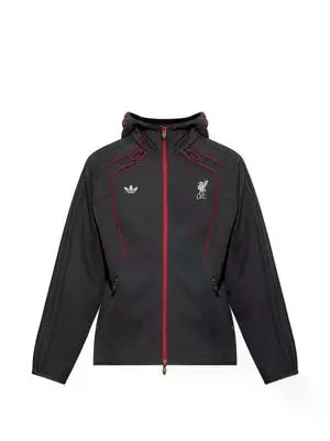 Adidas X Liverpool Fc Spacer Teamgeist 26 Zip-up Hoodie - Grey