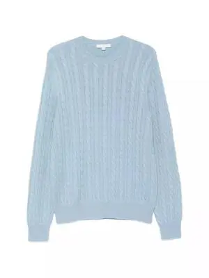 Malo Cable-knit Pullover - Blue