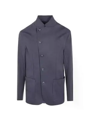 Emporio Armani Button-fastening Blazer - Blue