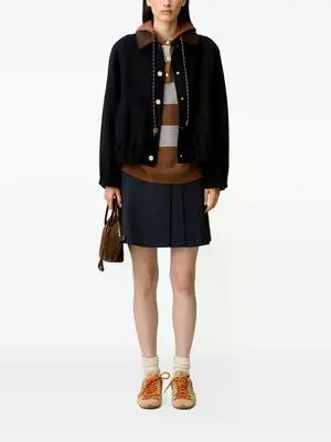 Claudie Pierlot Oversized Jacket With Gold Poppers