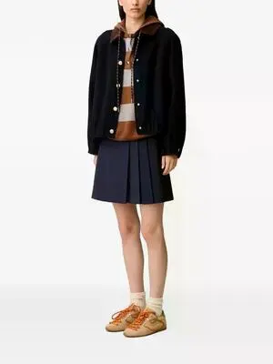 Claudie Pierlot Oversized Jacket With Gold Poppers