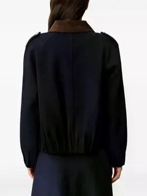 Claudie Pierlot Oversized Jacket With Gold Poppers