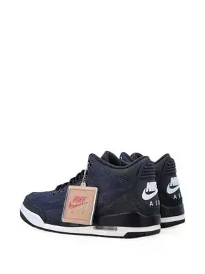 JORDAN Denim-panelled Logo-patch Sneakers