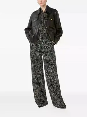 Max Mara Polka-dot Silk Blouse