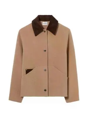 Claudie Pierlot Corduroy-collar Jacket - Neutrals