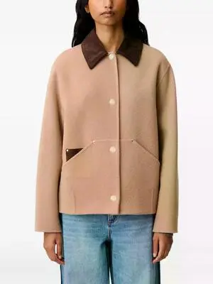 Claudie Pierlot Corduroy-collar Jacket