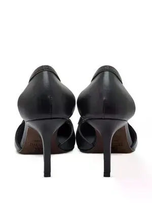 Brunello Cucinelli Monili-embellished Cutout Pumps