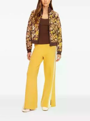 The Upside Copacabana Margot Floral-print Cardigan - Brown