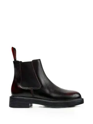 Camper Dean Leather Ankle Boots - Black