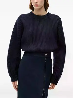 Pinko Ribbed-knit Long-sleeve Sweater