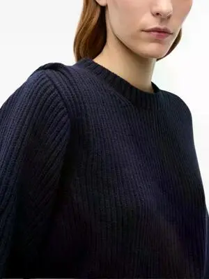 Pinko Ribbed-knit Long-sleeve Sweater