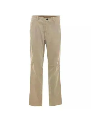 Brunello Cucinelli Corduroy-texture Straight-leg Trousers - Neutrals
