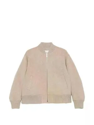 Eric Bompard Zip Bomber Jacket - Neutrals