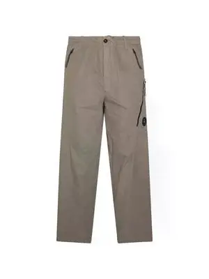 C.P. COMPANY Lens-detail Straight-leg Trousers - Neutrals