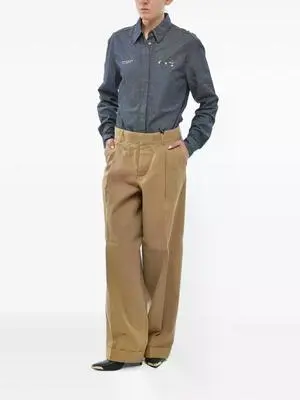 Dsquared2 Single-pleat Straight-leg Trousers