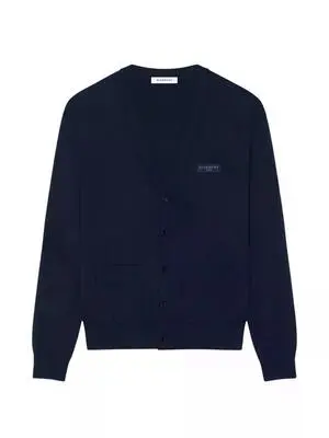 Givenchy Couture Seam Wool Cardigan - Blue