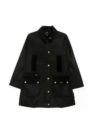 Barbour Beaufort Corduroy-collar Jacket - Black