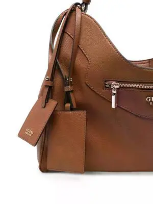 Guess Antonia Grained Leather Shoulder Bag