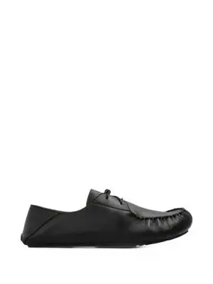 Loewe Rambla Whipstitch Derby Shoes - Black
