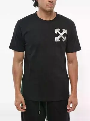 Off-White Arrows Logo-print T-shirt - Black