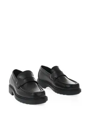 FERRAGAMO Logo-embossed Leather Loafers