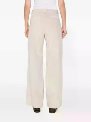 WHITE SAND Wide-leg Trousers