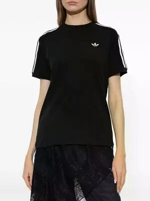 Adidas Lace-trim Embroidered-logo T-shirt