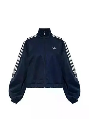 Adidas Logo-embroidered Zip-up Sweatshirt - Blue