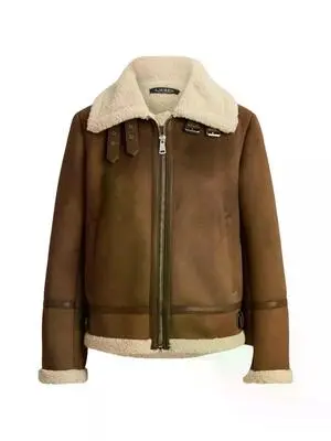 Ralph Lauren Buckle-trim Faux-suede Jacket