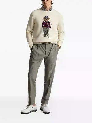 Rlx Ralph Lauren Polo Bear Performance Sweater - Neutrals