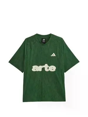 Adidas X Arte Antwerp Logo-print T-shirt - Green