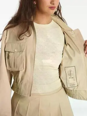 Guess Zip-up Cargo Jacket