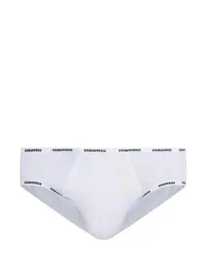 Dsquared2 Logo-print Briefs - White