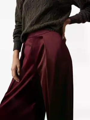 Ralph Lauren Masina Pleated Palazzo Pants