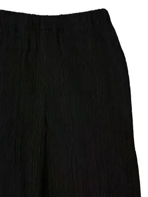 120% Lino Crinkled Palazzo Pants