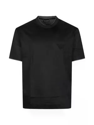 Emporio Armani Logo-patch Crew-neck T-shirt