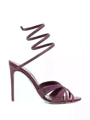 Rene Caovilla 105mm Dania Sandals - Purple