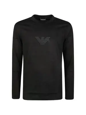 Emporio Armani Logo-embossed Long-sleeve T-shirt