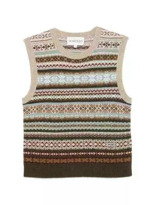 Eric Bompard Round-neck Vest - Neutrals