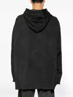 Rick Owens Drawstring Raw-cut Hoodie