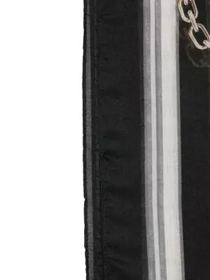 Guess Chain-print Logo Scarf