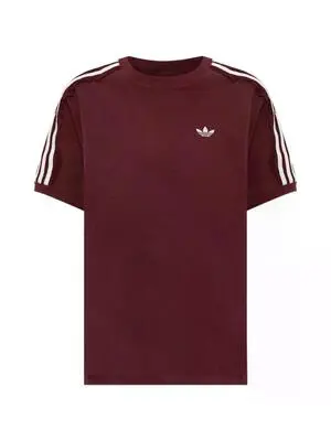 Adidas Lace-trim Side-stripe T-shirt