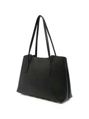 Guess Melody Logo-plaque Pebbled Tote Bag
